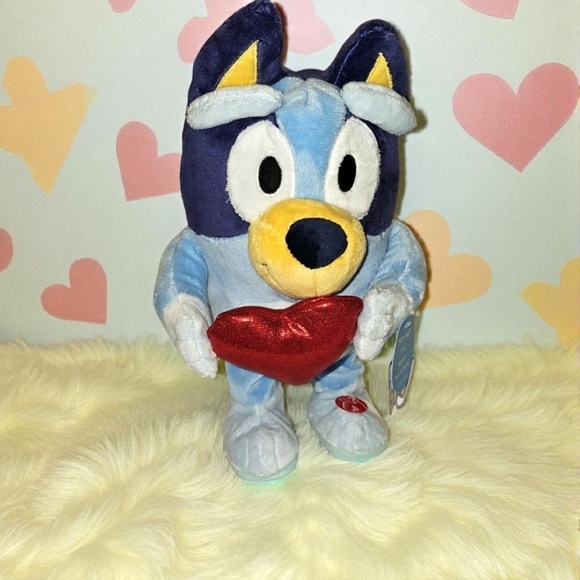 Bluey | Toys | New Bluey Valentine Heart Dancing Plush | Poshmark